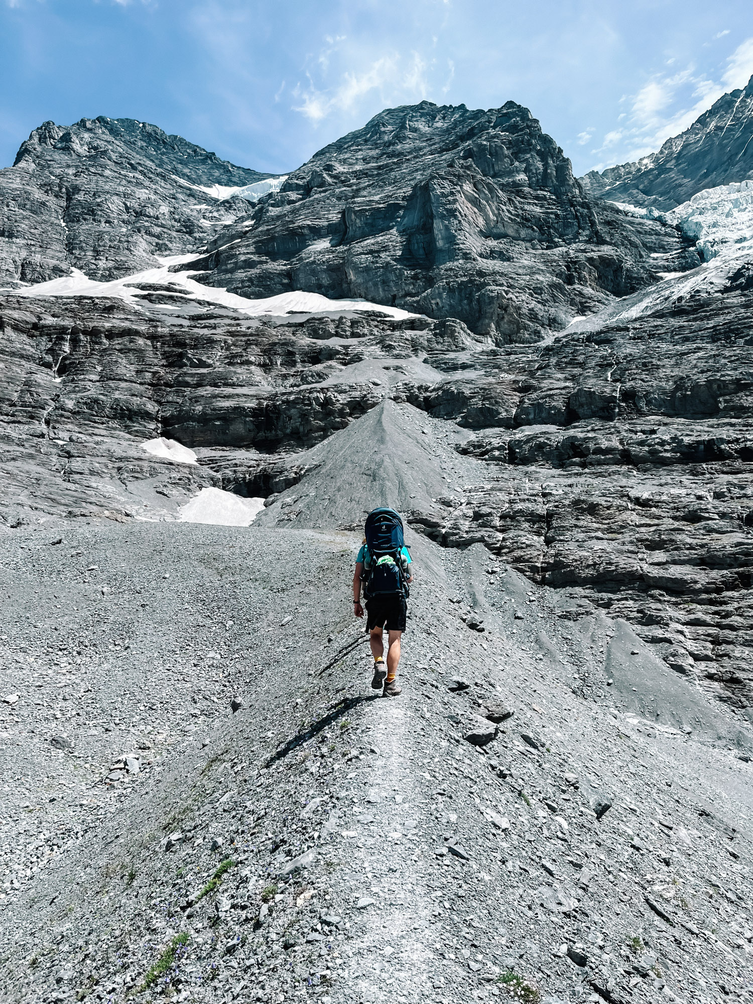 Great Eiger Trail hike, from Grindelwald, Jungfrau region
