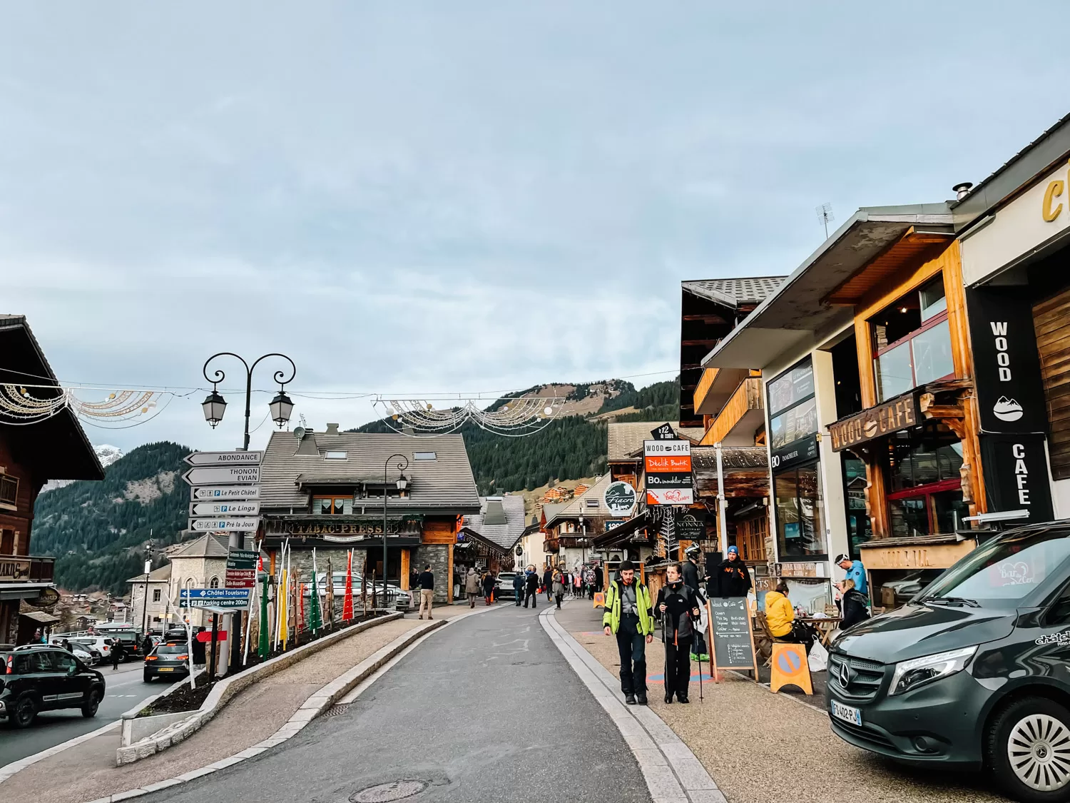 A charming village: beautiful Châtel in the French Alps